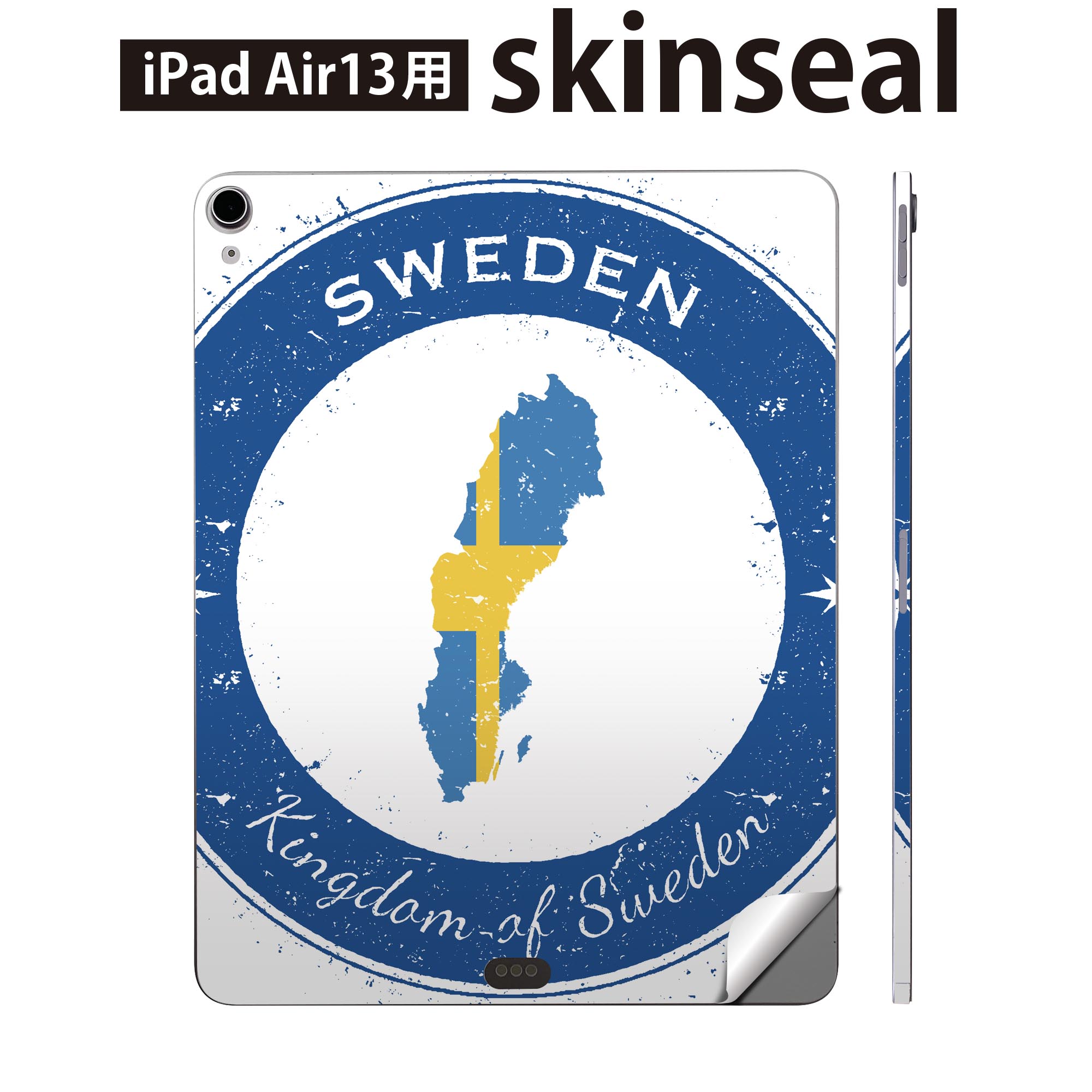商品特徴・貼るだけでおしゃれに簡単着せ替え、iPadair 13 全面デザインスキンシール！・高精細プリントで写真と遜色がない仕上がり！・ちょっとしたすり傷から端末を保護！・「裸で持つ派」の人にはもちろん、お手持ちのクリアケース付けてもOK...