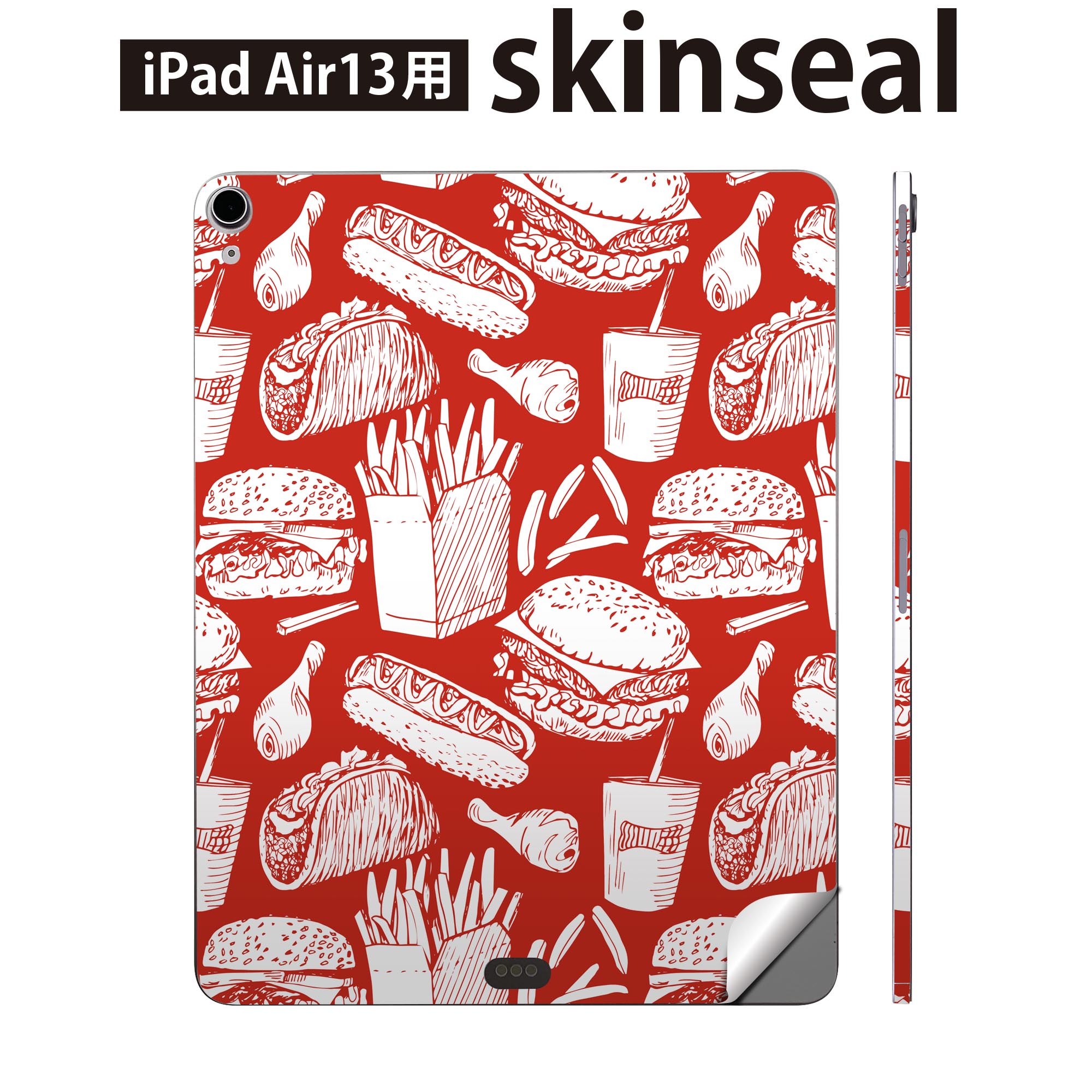 商品特徴・貼るだけでおしゃれに簡単着せ替え、iPadair 13 全面デザインスキンシール！・高精細プリントで写真と遜色がない仕上がり！・ちょっとしたすり傷から端末を保護！・「裸で持つ派」の人にはもちろん、お手持ちのクリアケース付けてもOK...