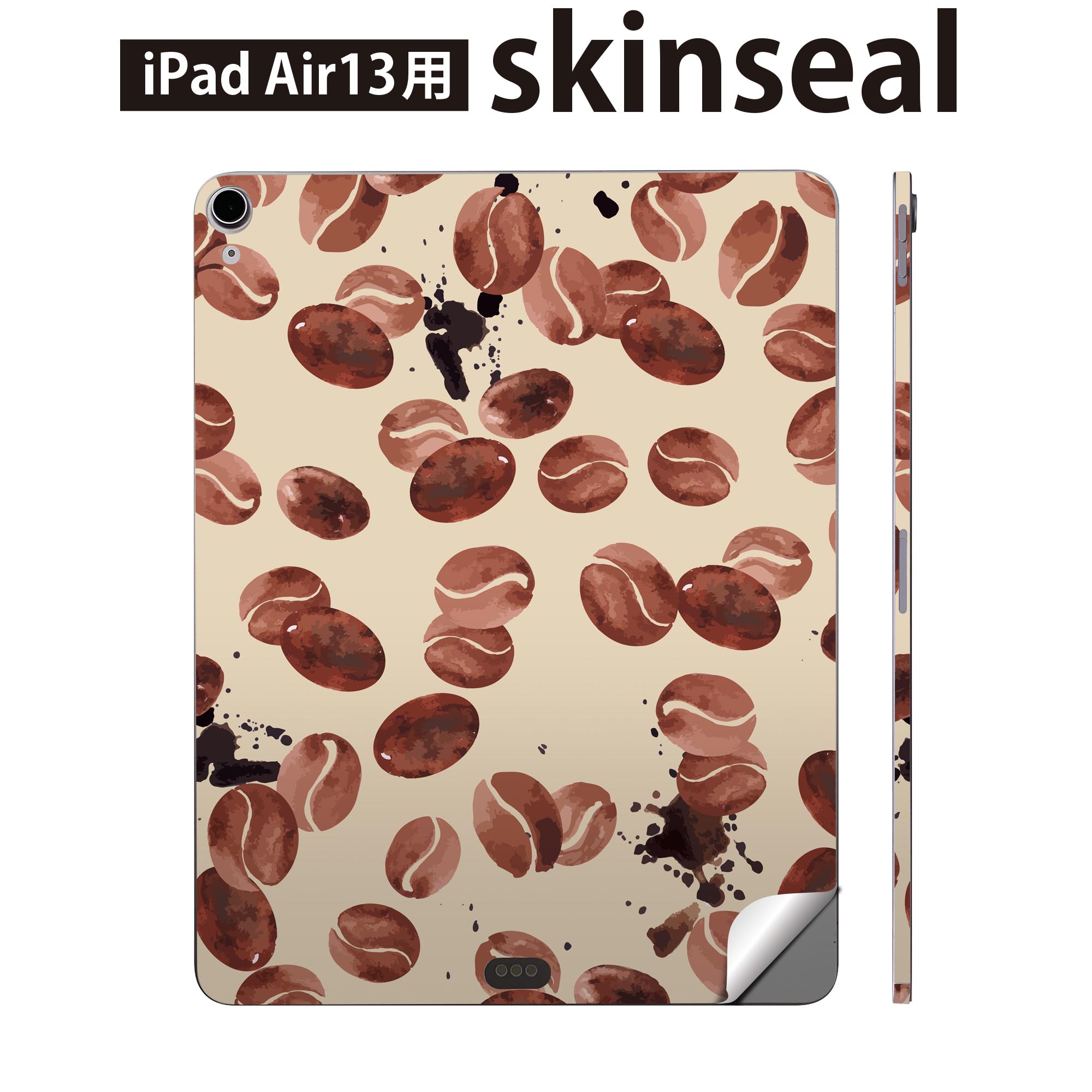 商品特徴・貼るだけでおしゃれに簡単着せ替え、iPadair 13 全面デザインスキンシール！・高精細プリントで写真と遜色がない仕上がり！・ちょっとしたすり傷から端末を保護！・「裸で持つ派」の人にはもちろん、お手持ちのクリアケース付けてもOK...