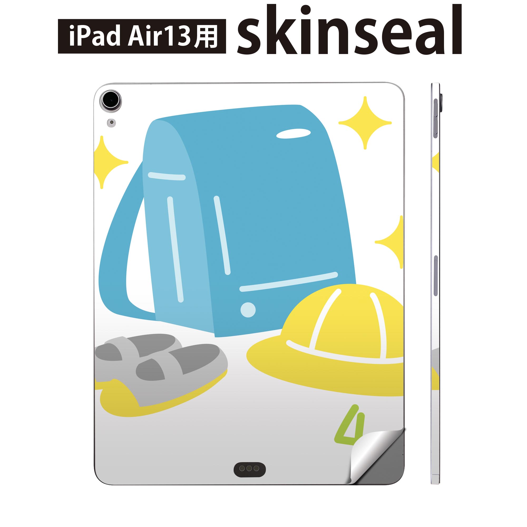 商品特徴・貼るだけでおしゃれに簡単着せ替え、iPadair 13 全面デザインスキンシール！・高精細プリントで写真と遜色がない仕上がり！・ちょっとしたすり傷から端末を保護！・「裸で持つ派」の人にはもちろん、お手持ちのクリアケース付けてもOK...