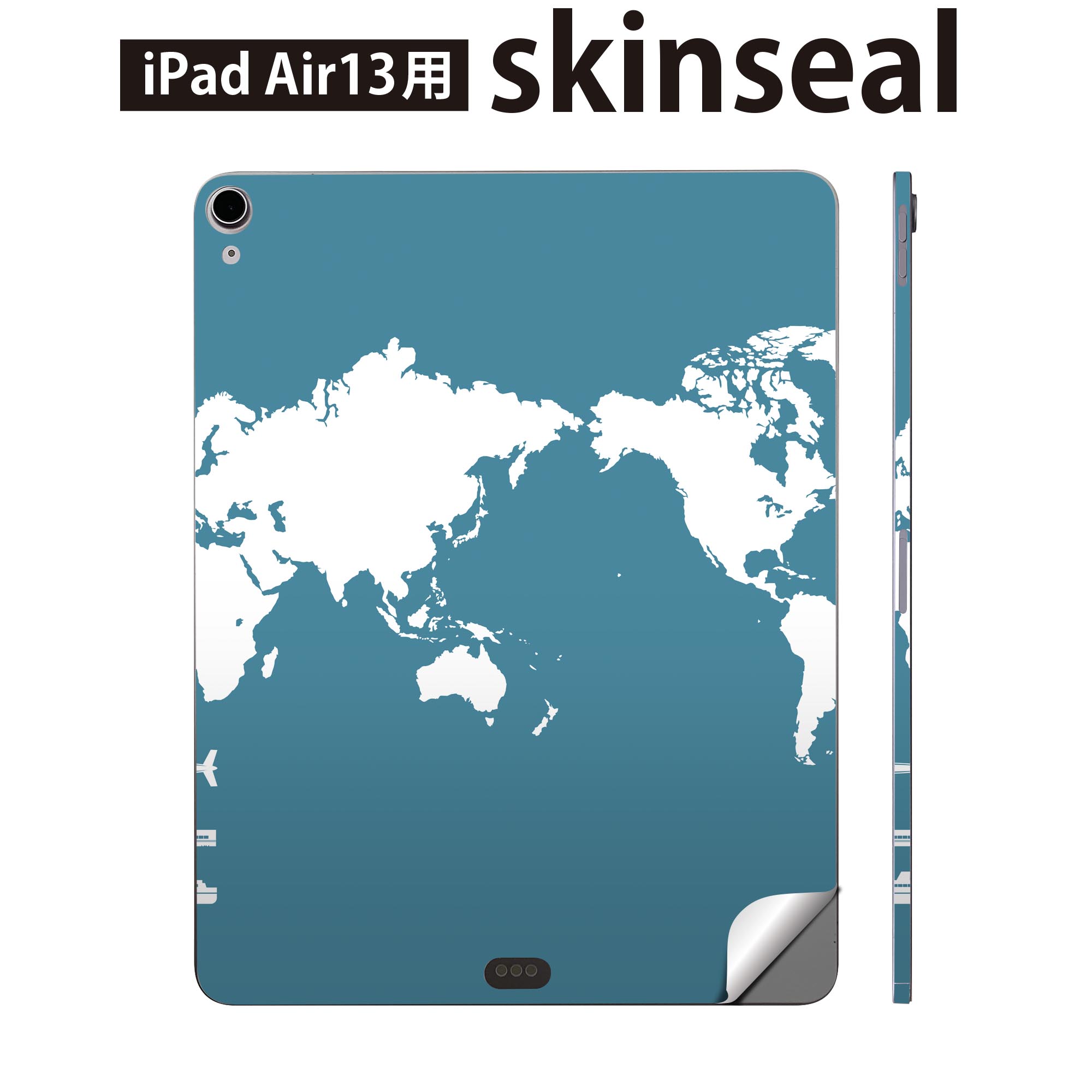 商品特徴・貼るだけでおしゃれに簡単着せ替え、iPadair 13 全面デザインスキンシール！・高精細プリントで写真と遜色がない仕上がり！・ちょっとしたすり傷から端末を保護！・「裸で持つ派」の人にはもちろん、お手持ちのクリアケース付けてもOK...