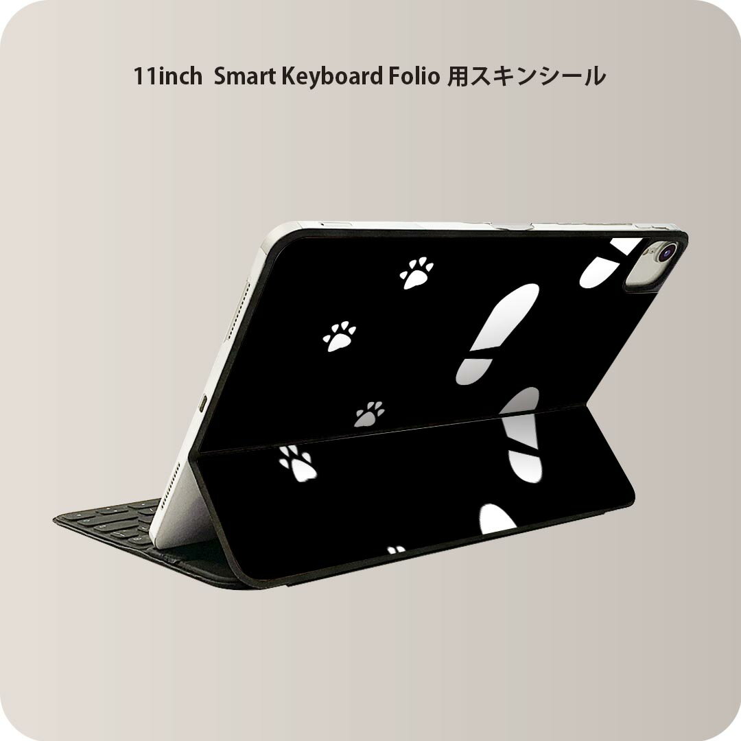 商品特徴・貼るだけでおしゃれに簡単着せ替え、iPad 11inch用 Smart Keyboard Folio 全面デザインスキンシール！・高精細プリントで写真と遜色がない仕上がり！・ちょっとしたすり傷から端末を保護！・「裸で持つ派」の人に...