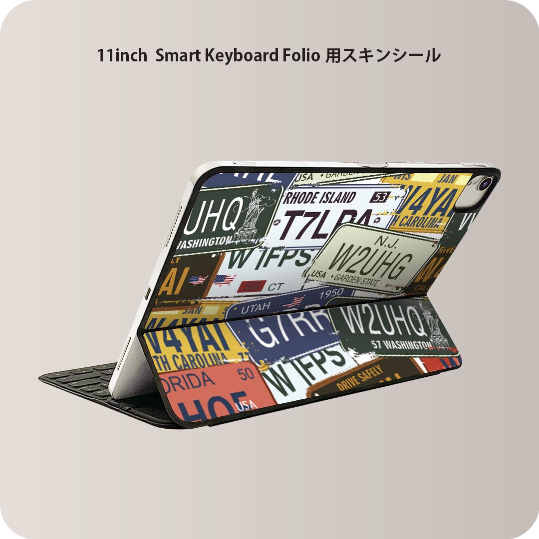 商品特徴・貼るだけでおしゃれに簡単着せ替え、iPad 11inch用 Smart Keyboard Folio 全面デザインスキンシール！・高精細プリントで写真と遜色がない仕上がり！・ちょっとしたすり傷から端末を保護！・「裸で持つ派」の人に...