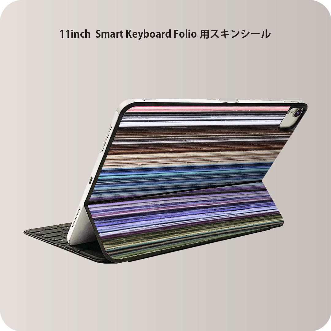 商品特徴・貼るだけでおしゃれに簡単着せ替え、iPad 11inch用 Smart Keyboard Folio 全面デザインスキンシール！・高精細プリントで写真と遜色がない仕上がり！・ちょっとしたすり傷から端末を保護！・「裸で持つ派」の人に...