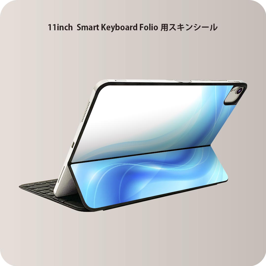 商品特徴・貼るだけでおしゃれに簡単着せ替え、iPad 11inch用 Smart Keyboard Folio 全面デザインスキンシール！・高精細プリントで写真と遜色がない仕上がり！・ちょっとしたすり傷から端末を保護！・「裸で持つ派」の人に...