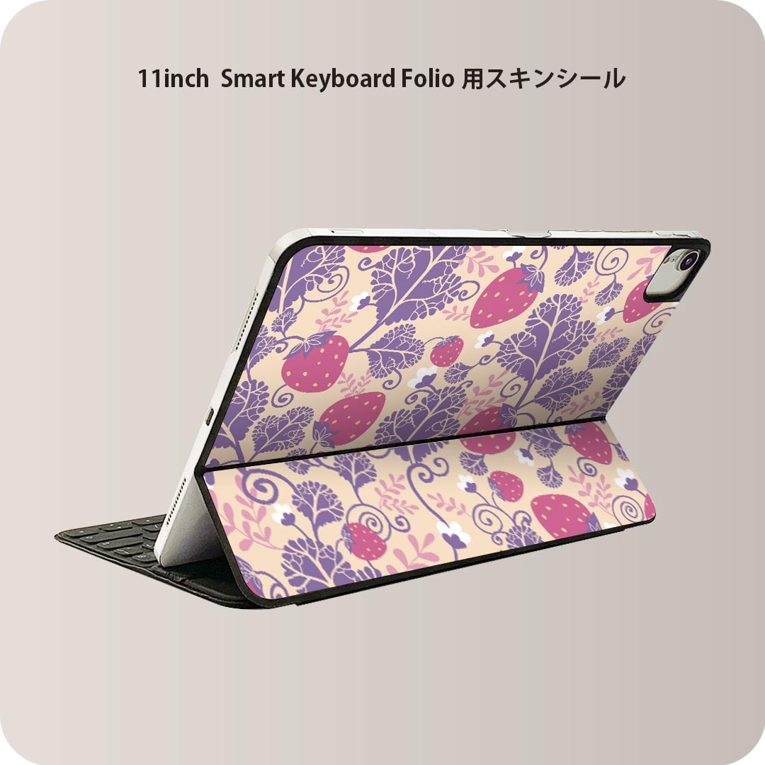 商品特徴・貼るだけでおしゃれに簡単着せ替え、iPad 11inch用 Smart Keyboard Folio 全面デザインスキンシール！・高精細プリントで写真と遜色がない仕上がり！・ちょっとしたすり傷から端末を保護！・「裸で持つ派」の人に...