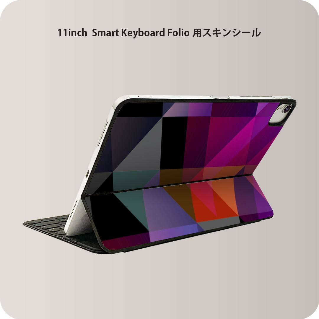 商品特徴・貼るだけでおしゃれに簡単着せ替え、iPad 11inch用 Smart Keyboard Folio 全面デザインスキンシール！・高精細プリントで写真と遜色がない仕上がり！・ちょっとしたすり傷から端末を保護！・「裸で持つ派」の人に...