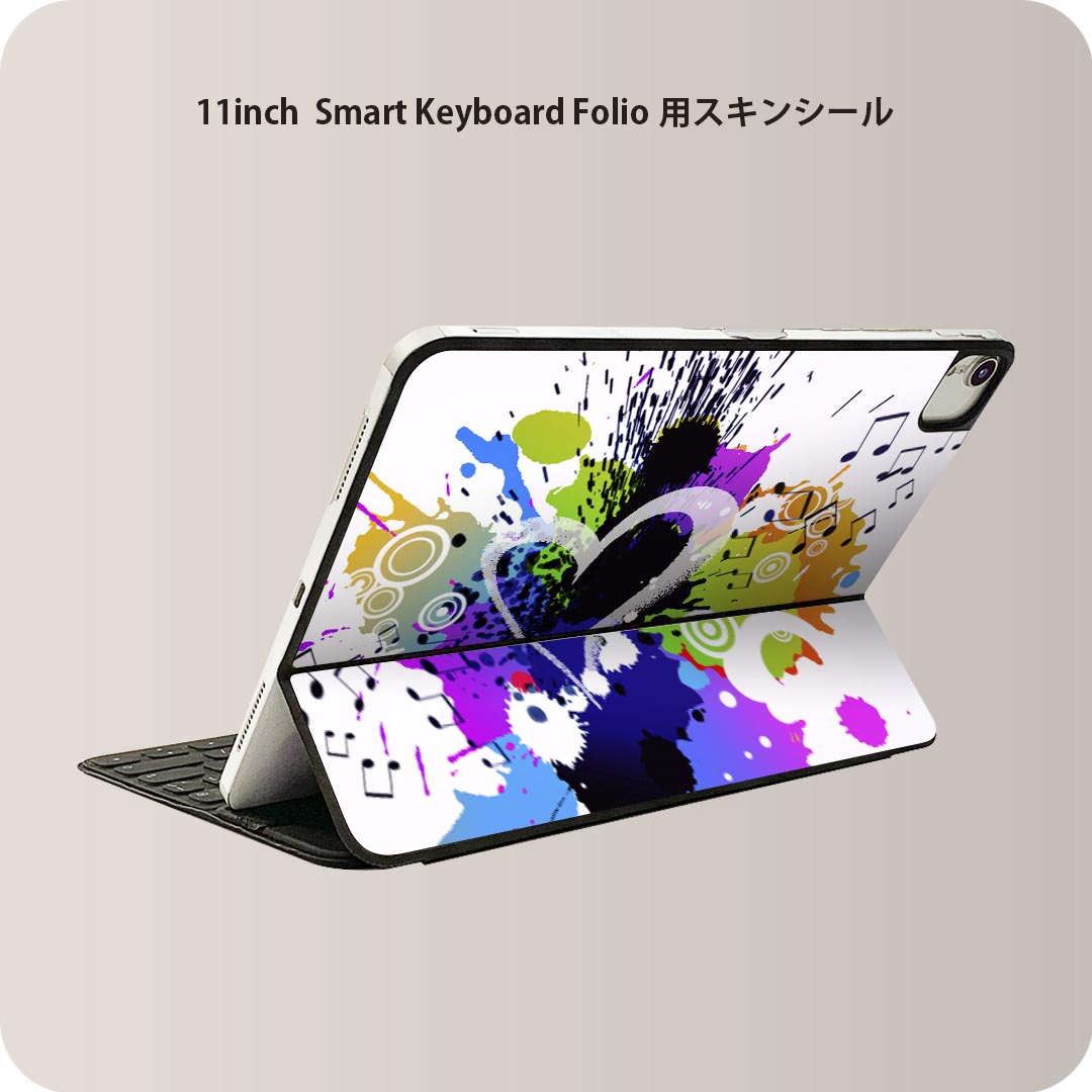 商品特徴・貼るだけでおしゃれに簡単着せ替え、iPad 11inch用 Smart Keyboard Folio 全面デザインスキンシール！・高精細プリントで写真と遜色がない仕上がり！・ちょっとしたすり傷から端末を保護！・「裸で持つ派」の人に...