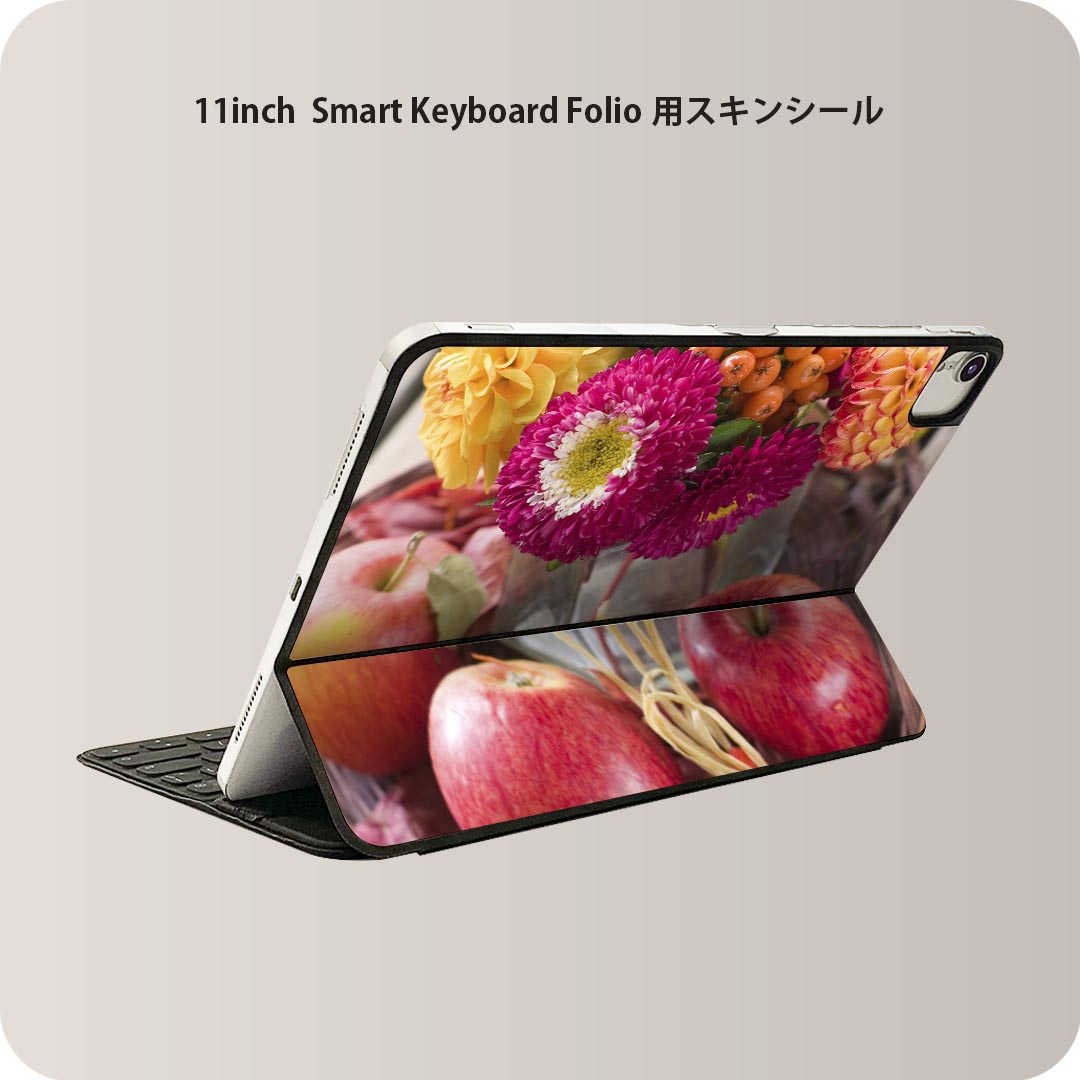 商品特徴・貼るだけでおしゃれに簡単着せ替え、iPad 11inch用 Smart Keyboard Folio 全面デザインスキンシール！・高精細プリントで写真と遜色がない仕上がり！・ちょっとしたすり傷から端末を保護！・「裸で持つ派」の人に...