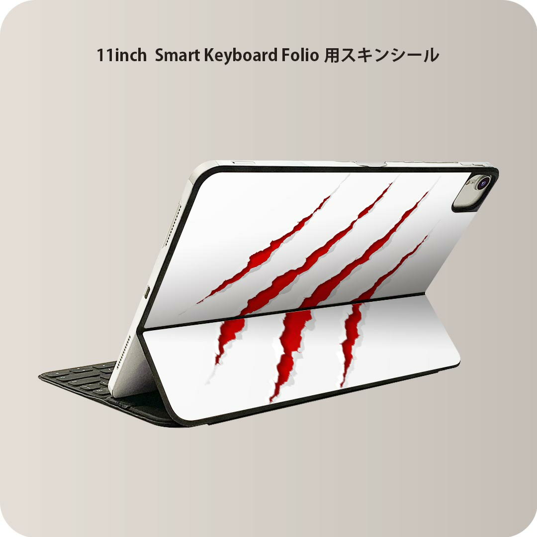 商品特徴・貼るだけでおしゃれに簡単着せ替え、iPad 11inch用 Smart Keyboard Folio 全面デザインスキンシール！・高精細プリントで写真と遜色がない仕上がり！・ちょっとしたすり傷から端末を保護！・「裸で持つ派」の人に...