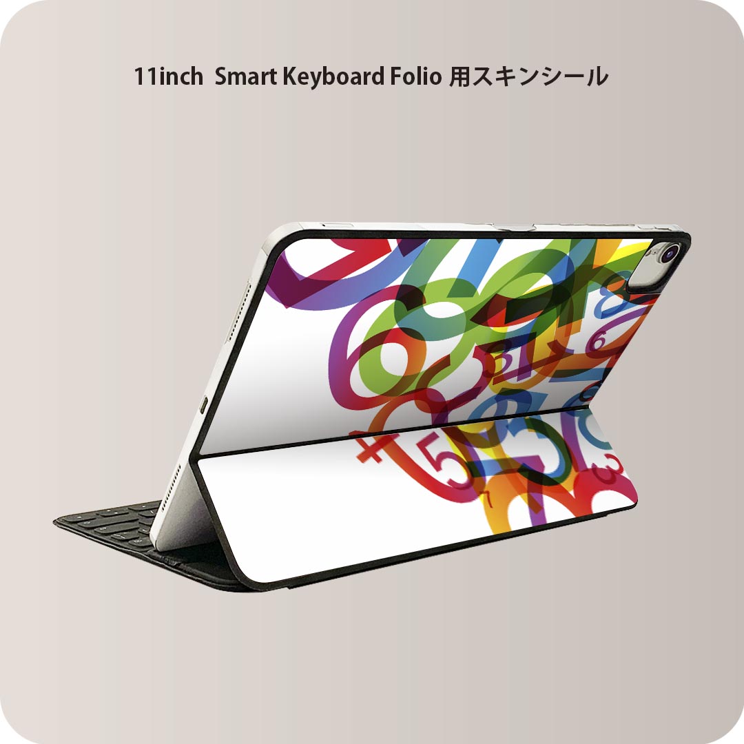 商品特徴・貼るだけでおしゃれに簡単着せ替え、iPad 11inch用 Smart Keyboard Folio 全面デザインスキンシール！・高精細プリントで写真と遜色がない仕上がり！・ちょっとしたすり傷から端末を保護！・「裸で持つ派」の人に...