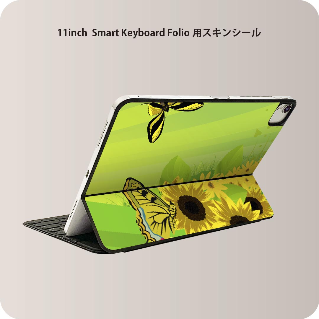 商品特徴・貼るだけでおしゃれに簡単着せ替え、iPad 11inch用 Smart Keyboard Folio 全面デザインスキンシール！・高精細プリントで写真と遜色がない仕上がり！・ちょっとしたすり傷から端末を保護！・「裸で持つ派」の人に...