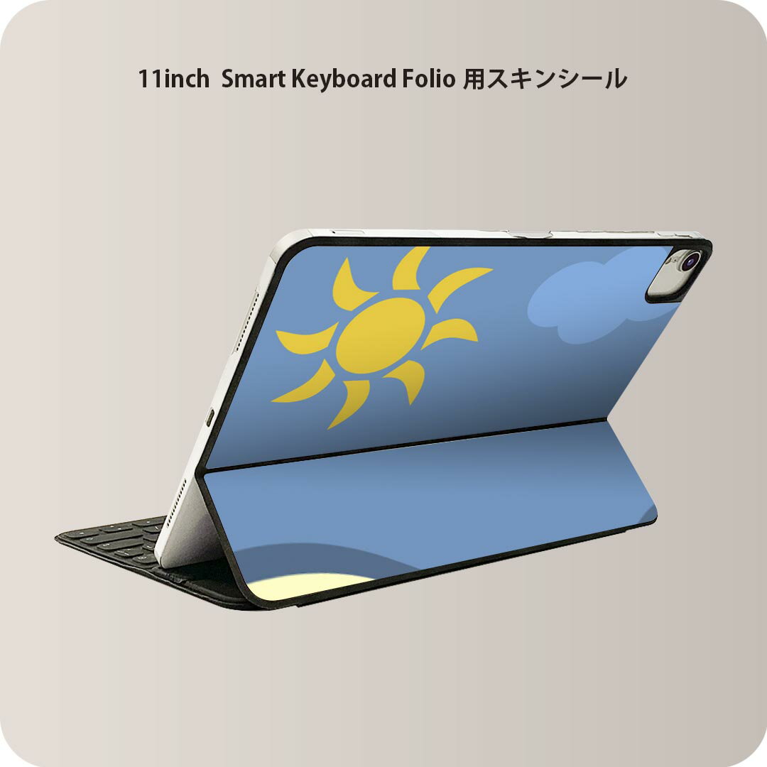 商品特徴・貼るだけでおしゃれに簡単着せ替え、iPad 11inch用 Smart Keyboard Folio 全面デザインスキンシール！・高精細プリントで写真と遜色がない仕上がり！・ちょっとしたすり傷から端末を保護！・「裸で持つ派」の人に...