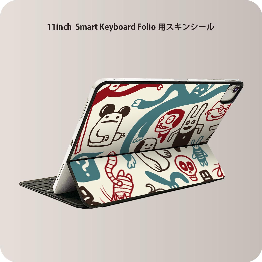 商品特徴・貼るだけでおしゃれに簡単着せ替え、iPad 11inch用 Smart Keyboard Folio 全面デザインスキンシール！・高精細プリントで写真と遜色がない仕上がり！・ちょっとしたすり傷から端末を保護！・「裸で持つ派」の人に...
