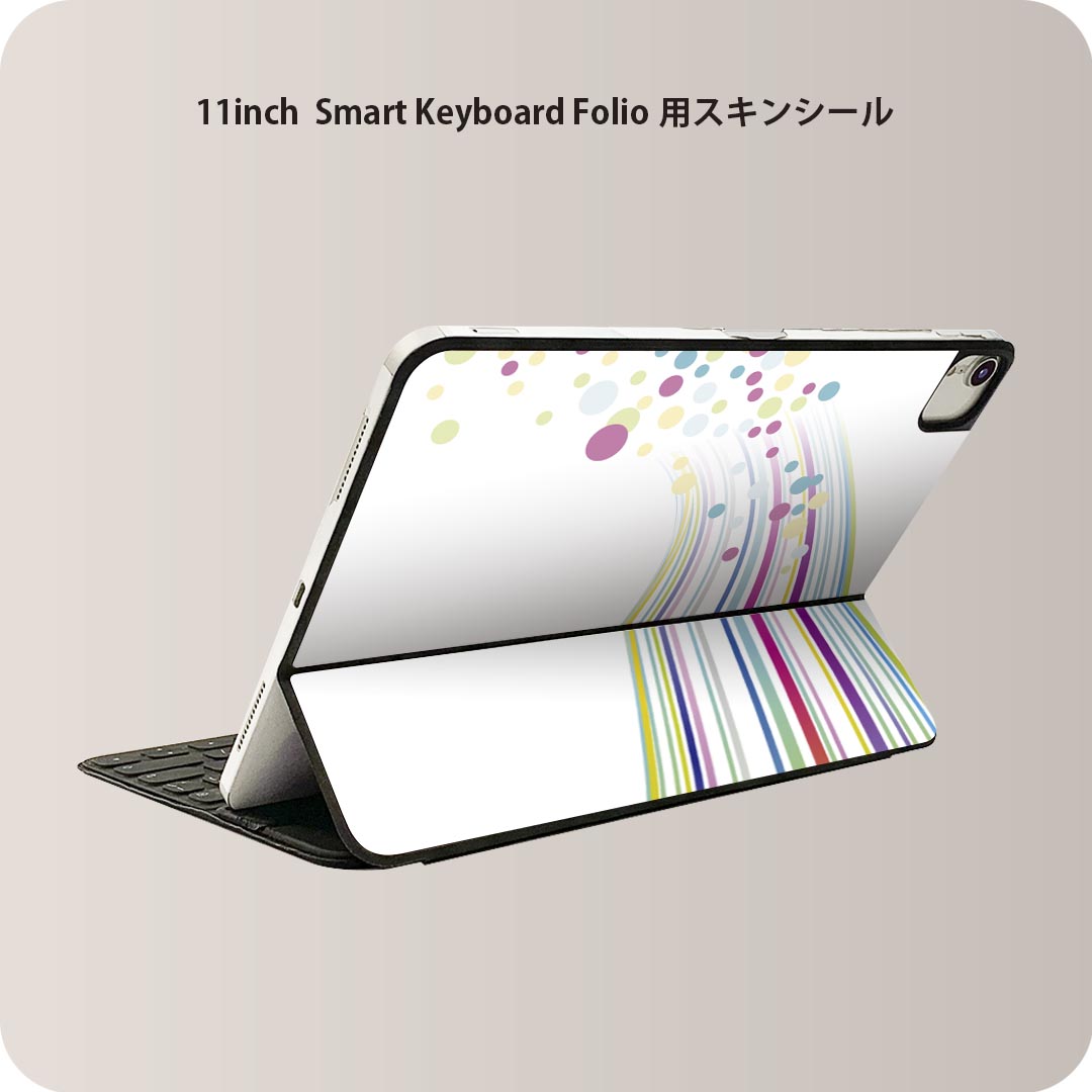 商品特徴・貼るだけでおしゃれに簡単着せ替え、iPad 11inch用 Smart Keyboard Folio 全面デザインスキンシール！・高精細プリントで写真と遜色がない仕上がり！・ちょっとしたすり傷から端末を保護！・「裸で持つ派」の人に...