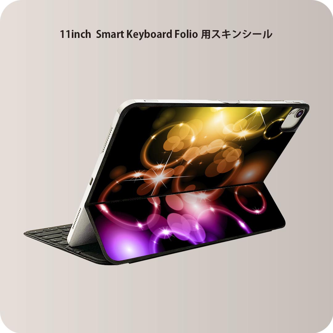 商品特徴・貼るだけでおしゃれに簡単着せ替え、iPad 11inch用 Smart Keyboard Folio 全面デザインスキンシール！・高精細プリントで写真と遜色がない仕上がり！・ちょっとしたすり傷から端末を保護！・「裸で持つ派」の人に...