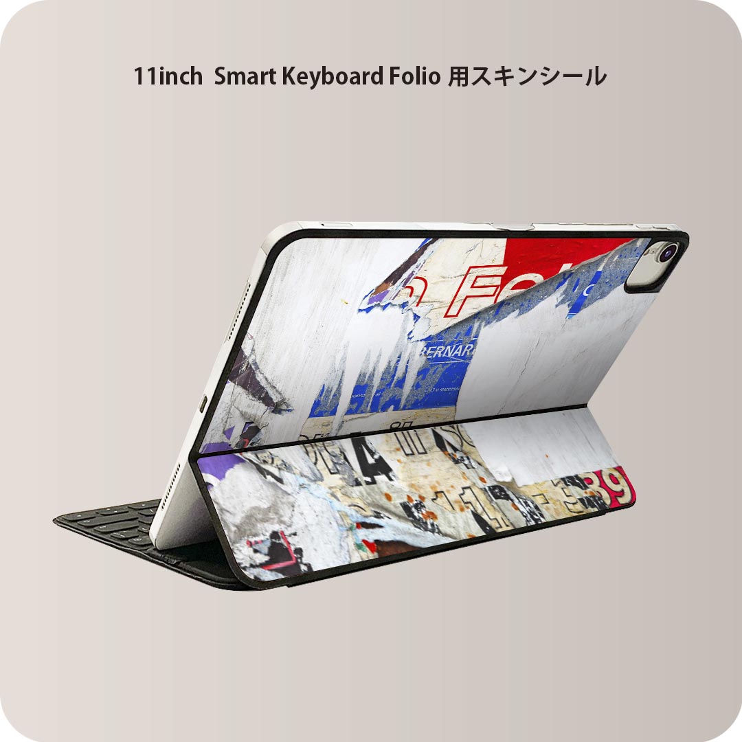 商品特徴・貼るだけでおしゃれに簡単着せ替え、iPad 11inch用 Smart Keyboard Folio 全面デザインスキンシール！・高精細プリントで写真と遜色がない仕上がり！・ちょっとしたすり傷から端末を保護！・「裸で持つ派」の人に...