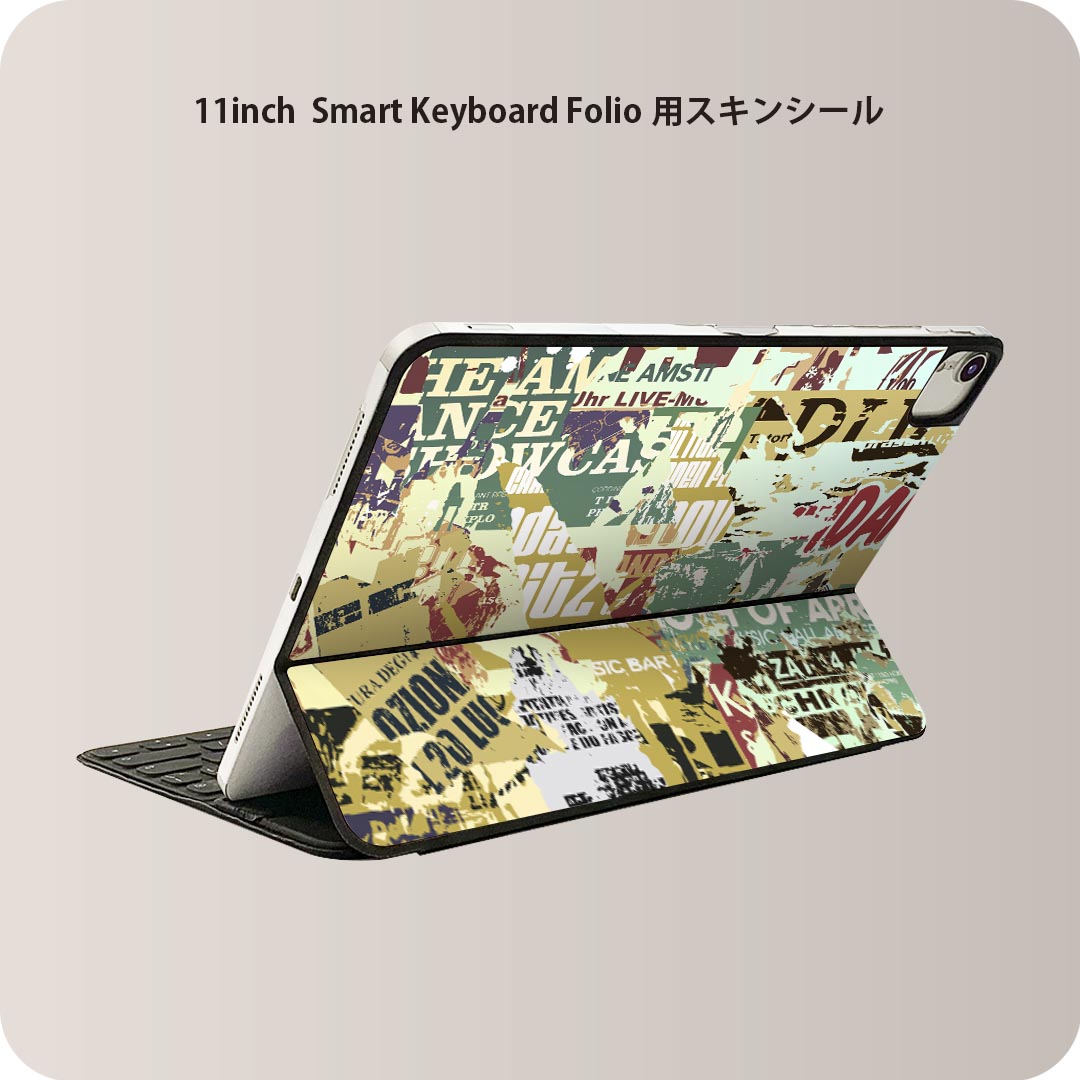 商品特徴・貼るだけでおしゃれに簡単着せ替え、iPad 11inch用 Smart Keyboard Folio 全面デザインスキンシール！・高精細プリントで写真と遜色がない仕上がり！・ちょっとしたすり傷から端末を保護！・「裸で持つ派」の人に...