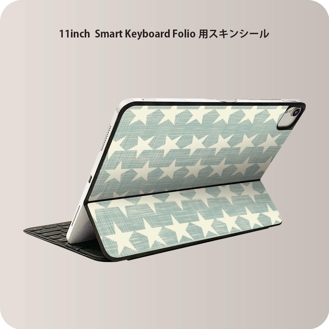 商品特徴・貼るだけでおしゃれに簡単着せ替え、iPad 11inch用 Smart Keyboard Folio 全面デザインスキンシール！・高精細プリントで写真と遜色がない仕上がり！・ちょっとしたすり傷から端末を保護！・「裸で持つ派」の人に...