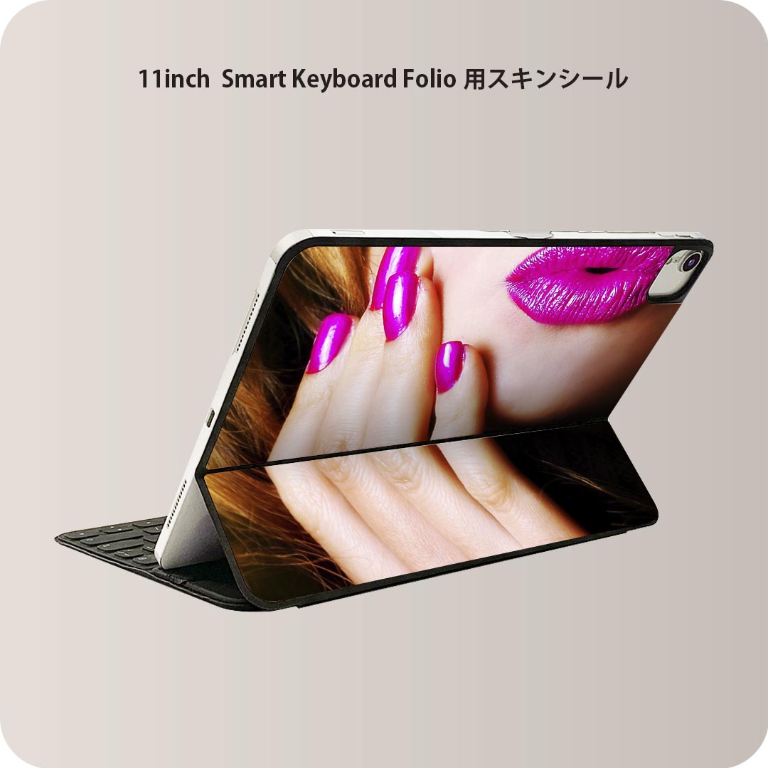 商品特徴・貼るだけでおしゃれに簡単着せ替え、iPad 11inch用 Smart Keyboard Folio 全面デザインスキンシール！・高精細プリントで写真と遜色がない仕上がり！・ちょっとしたすり傷から端末を保護！・「裸で持つ派」の人に...