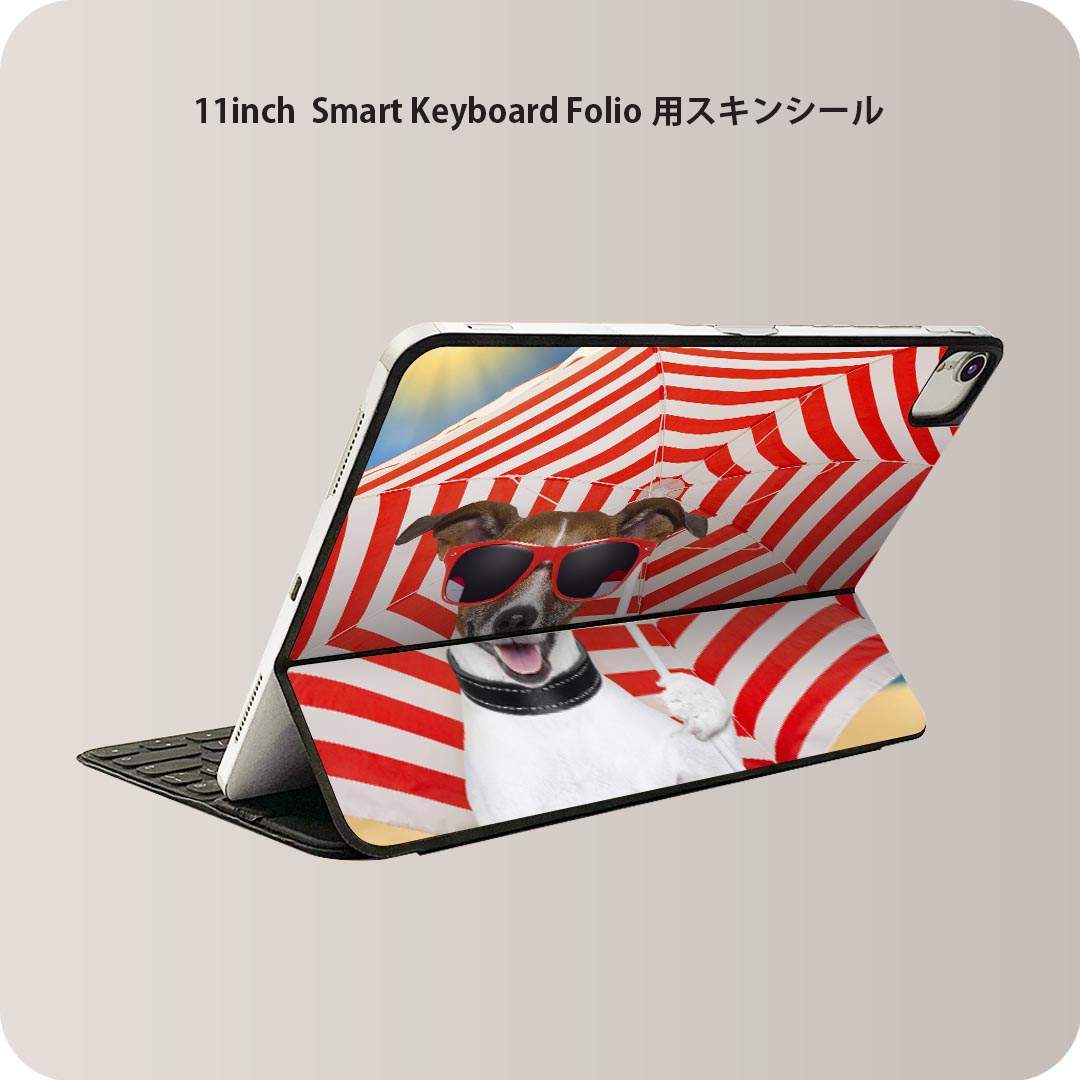 商品特徴・貼るだけでおしゃれに簡単着せ替え、iPad 11inch用 Smart Keyboard Folio 全面デザインスキンシール！・高精細プリントで写真と遜色がない仕上がり！・ちょっとしたすり傷から端末を保護！・「裸で持つ派」の人に...