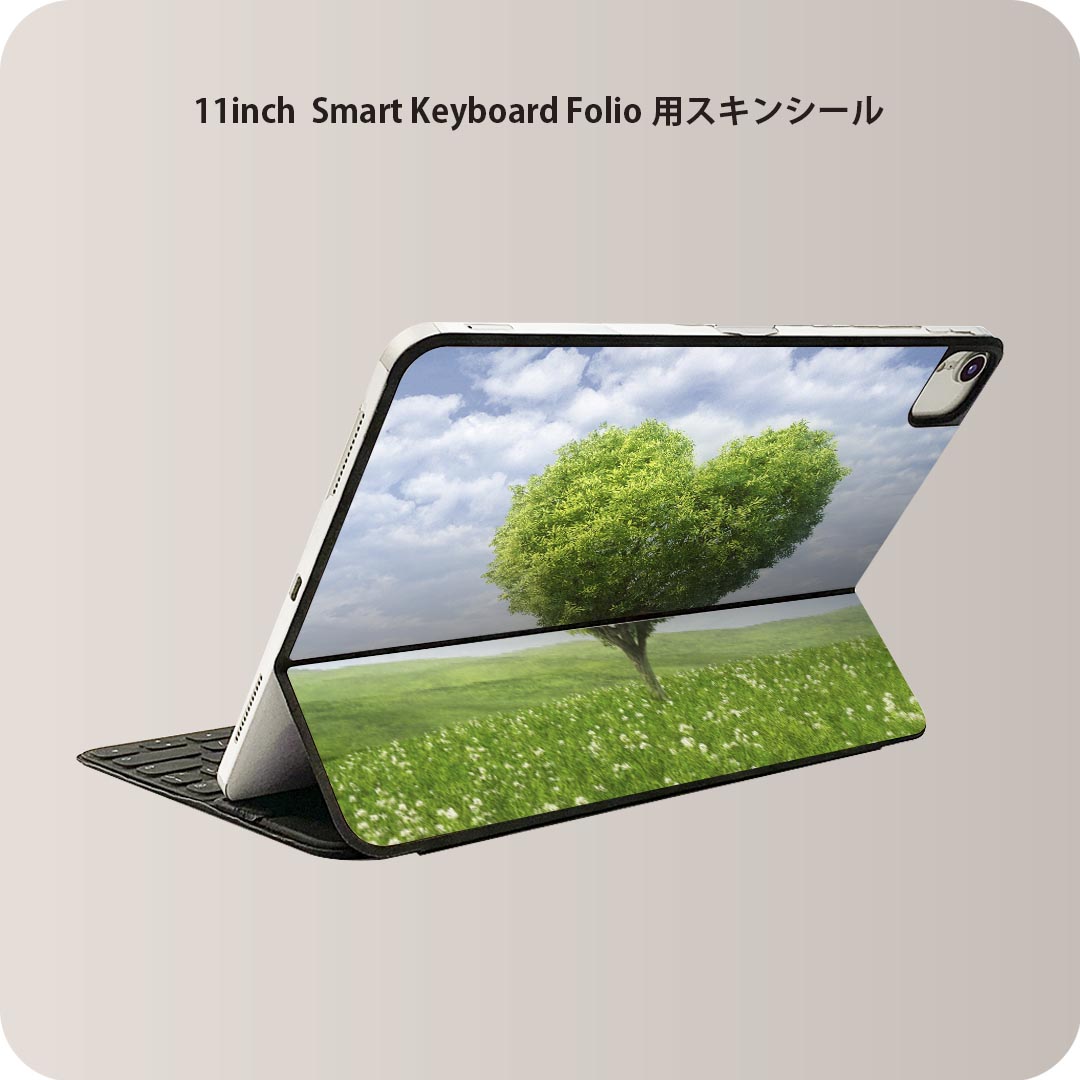 商品特徴・貼るだけでおしゃれに簡単着せ替え、iPad 11inch用 Smart Keyboard Folio 全面デザインスキンシール！・高精細プリントで写真と遜色がない仕上がり！・ちょっとしたすり傷から端末を保護！・「裸で持つ派」の人に...