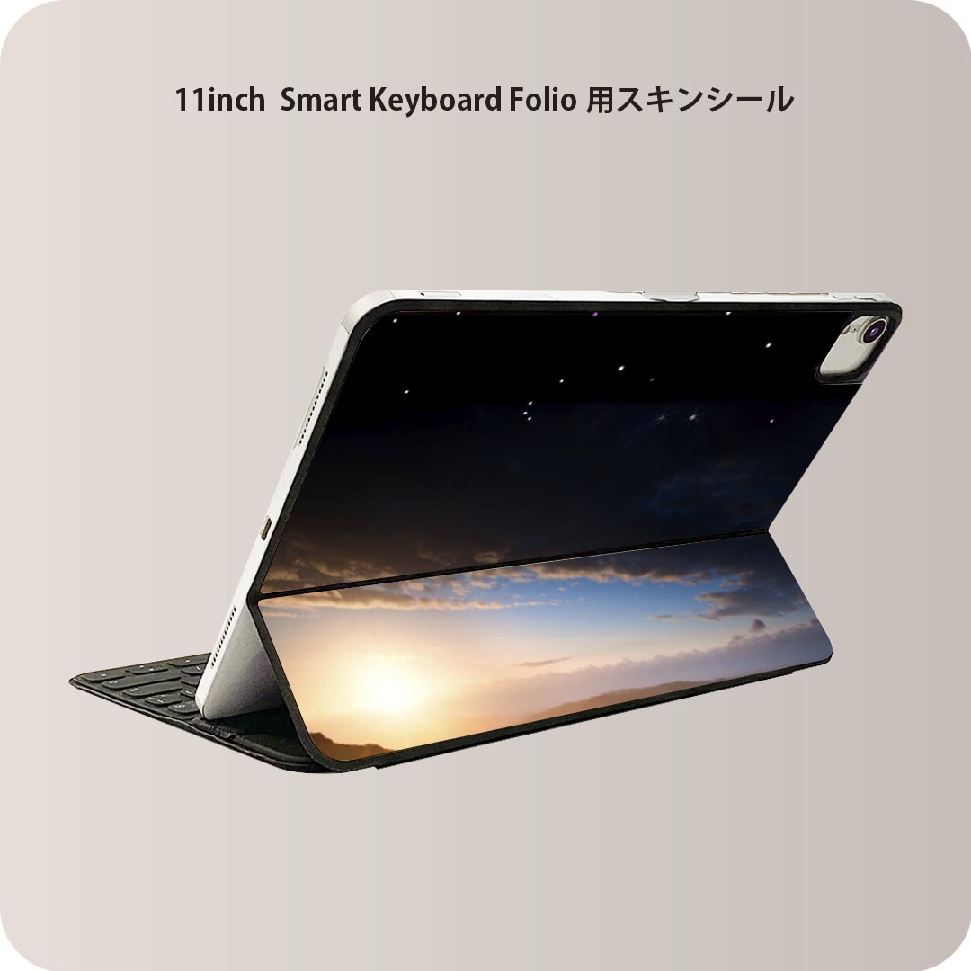 商品特徴・貼るだけでおしゃれに簡単着せ替え、iPad 11inch用 Smart Keyboard Folio 全面デザインスキンシール！・高精細プリントで写真と遜色がない仕上がり！・ちょっとしたすり傷から端末を保護！・「裸で持つ派」の人に...