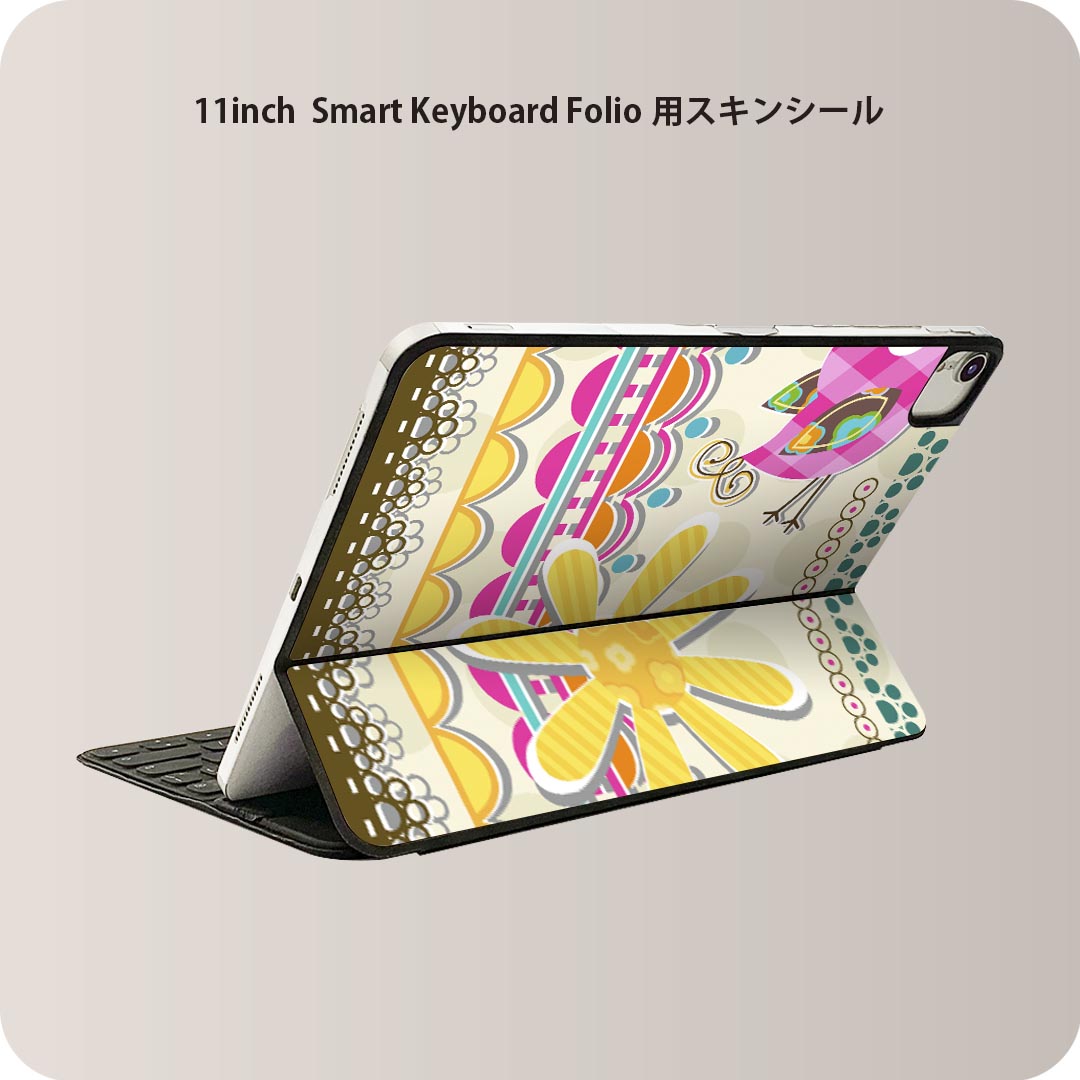 商品特徴・貼るだけでおしゃれに簡単着せ替え、iPad 11inch用 Smart Keyboard Folio 全面デザインスキンシール！・高精細プリントで写真と遜色がない仕上がり！・ちょっとしたすり傷から端末を保護！・「裸で持つ派」の人に...