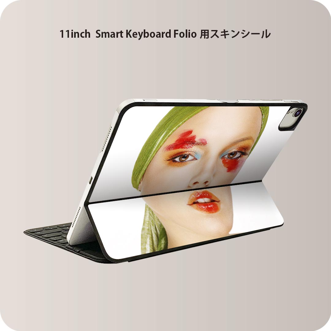 商品特徴・貼るだけでおしゃれに簡単着せ替え、iPad 11inch用 Smart Keyboard Folio 全面デザインスキンシール！・高精細プリントで写真と遜色がない仕上がり！・ちょっとしたすり傷から端末を保護！・「裸で持つ派」の人に...