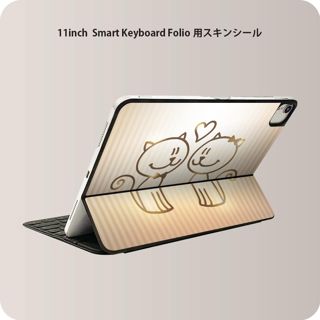 商品特徴・貼るだけでおしゃれに簡単着せ替え、iPad 11inch用 Smart Keyboard Folio 全面デザインスキンシール！・高精細プリントで写真と遜色がない仕上がり！・ちょっとしたすり傷から端末を保護！・「裸で持つ派」の人に...