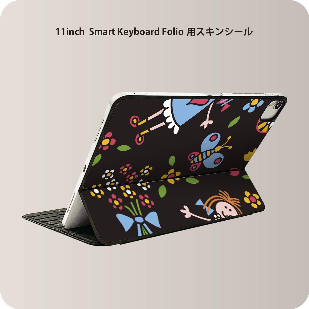 商品特徴・貼るだけでおしゃれに簡単着せ替え、iPad 11inch用 Smart Keyboard Folio 全面デザインスキンシール！・高精細プリントで写真と遜色がない仕上がり！・ちょっとしたすり傷から端末を保護！・「裸で持つ派」の人に...