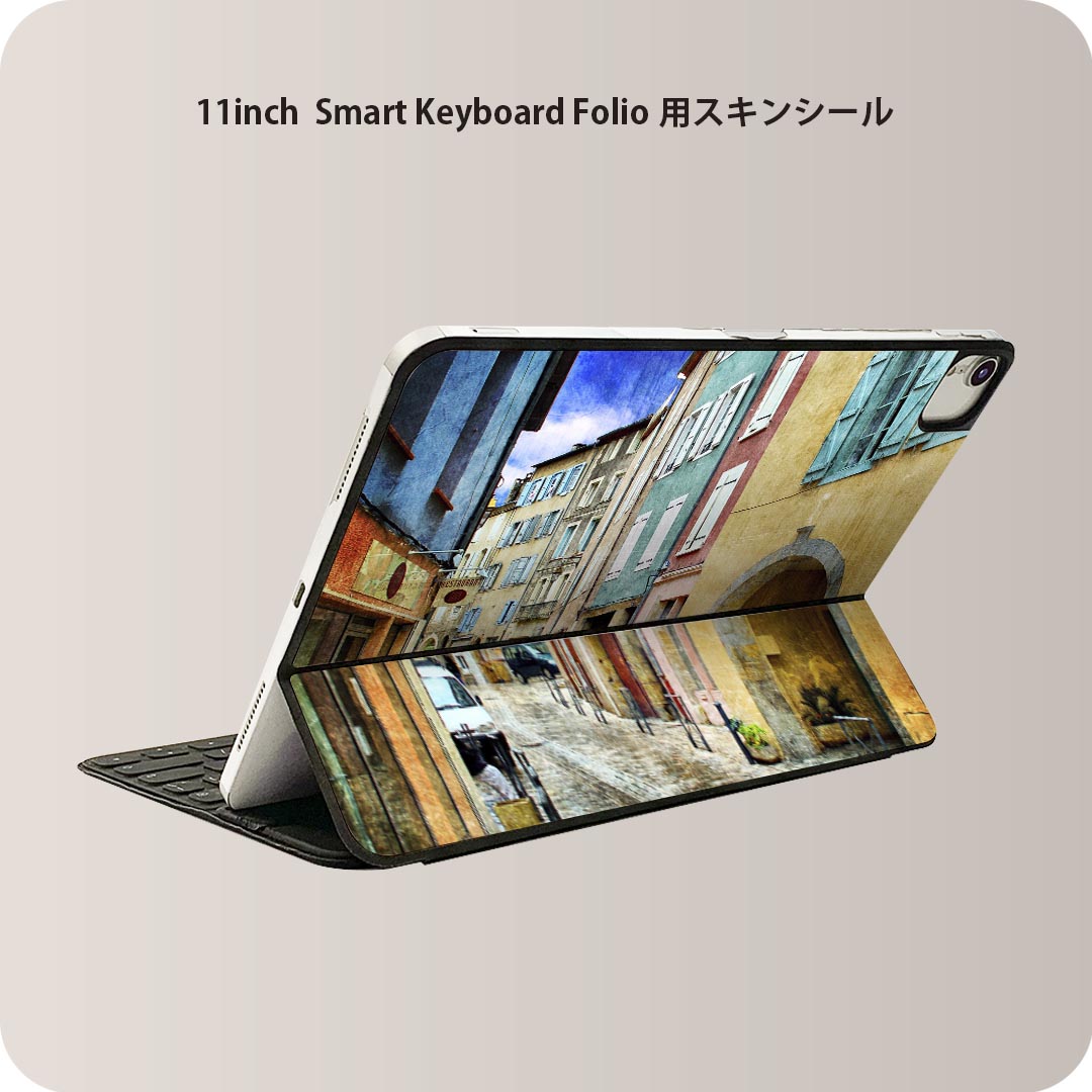 商品特徴・貼るだけでおしゃれに簡単着せ替え、iPad 11inch用 Smart Keyboard Folio 全面デザインスキンシール！・高精細プリントで写真と遜色がない仕上がり！・ちょっとしたすり傷から端末を保護！・「裸で持つ派」の人に...