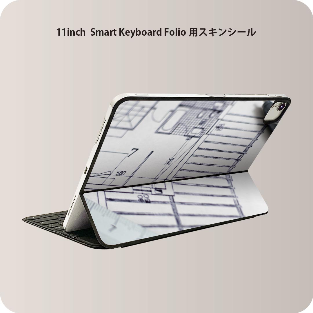 商品特徴・貼るだけでおしゃれに簡単着せ替え、iPad 11inch用 Smart Keyboard Folio 全面デザインスキンシール！・高精細プリントで写真と遜色がない仕上がり！・ちょっとしたすり傷から端末を保護！・「裸で持つ派」の人に...