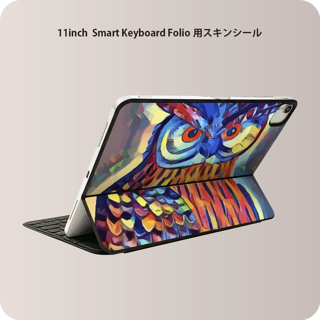 商品特徴・貼るだけでおしゃれに簡単着せ替え、iPad 11inch用 Smart Keyboard Folio 全面デザインスキンシール！・高精細プリントで写真と遜色がない仕上がり！・ちょっとしたすり傷から端末を保護！・「裸で持つ派」の人に...