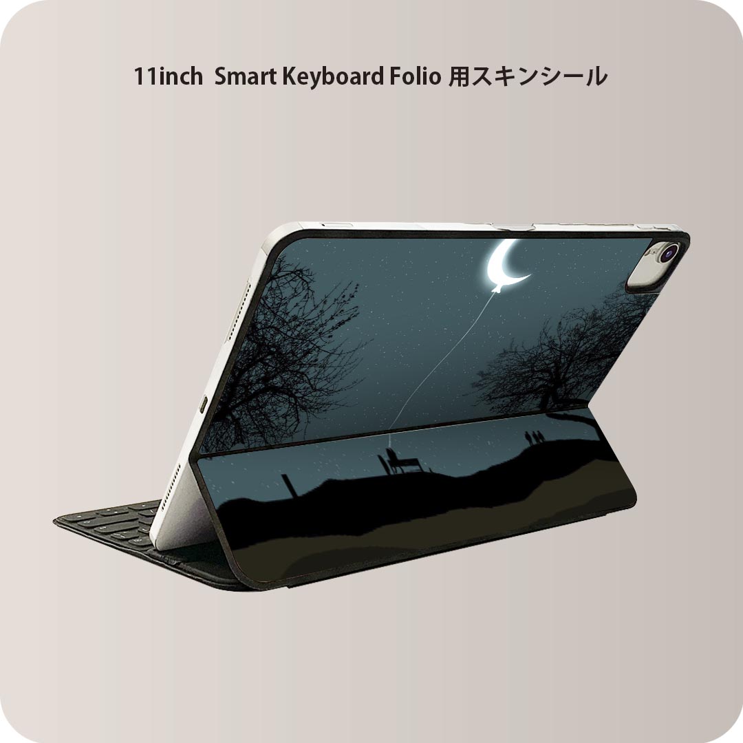 商品特徴・貼るだけでおしゃれに簡単着せ替え、iPad 11inch用 Smart Keyboard Folio 全面デザインスキンシール！・高精細プリントで写真と遜色がない仕上がり！・ちょっとしたすり傷から端末を保護！・「裸で持つ派」の人に...