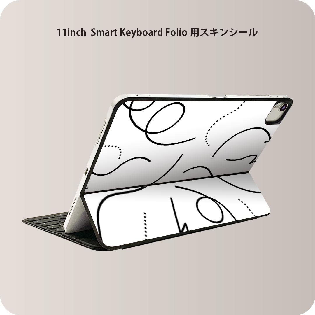 商品特徴・貼るだけでおしゃれに簡単着せ替え、iPad 11inch用 Smart Keyboard Folio 全面デザインスキンシール！・高精細プリントで写真と遜色がない仕上がり！・ちょっとしたすり傷から端末を保護！・「裸で持つ派」の人に...