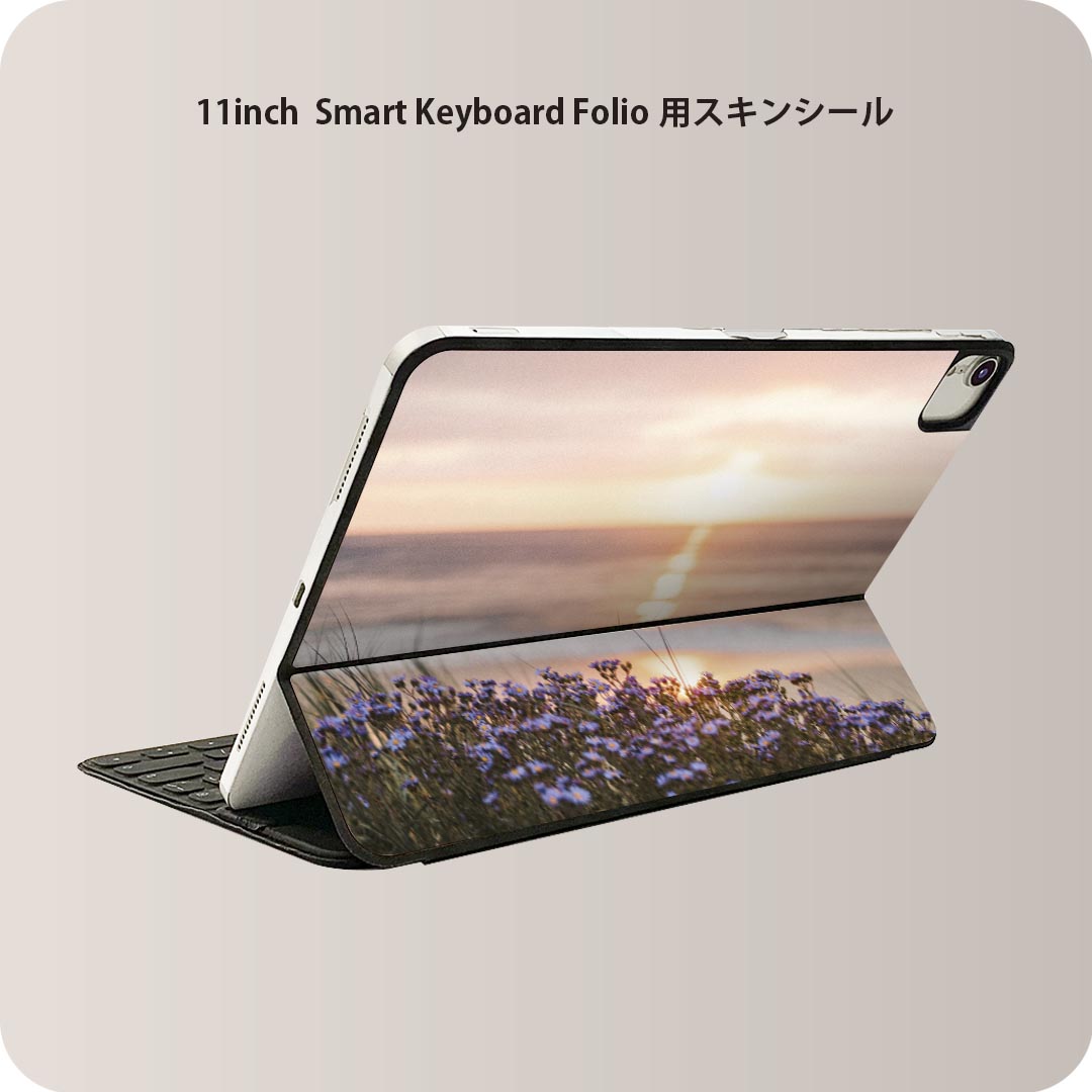 商品特徴・貼るだけでおしゃれに簡単着せ替え、iPad 11inch用 Smart Keyboard Folio 全面デザインスキンシール！・高精細プリントで写真と遜色がない仕上がり！・ちょっとしたすり傷から端末を保護！・「裸で持つ派」の人に...