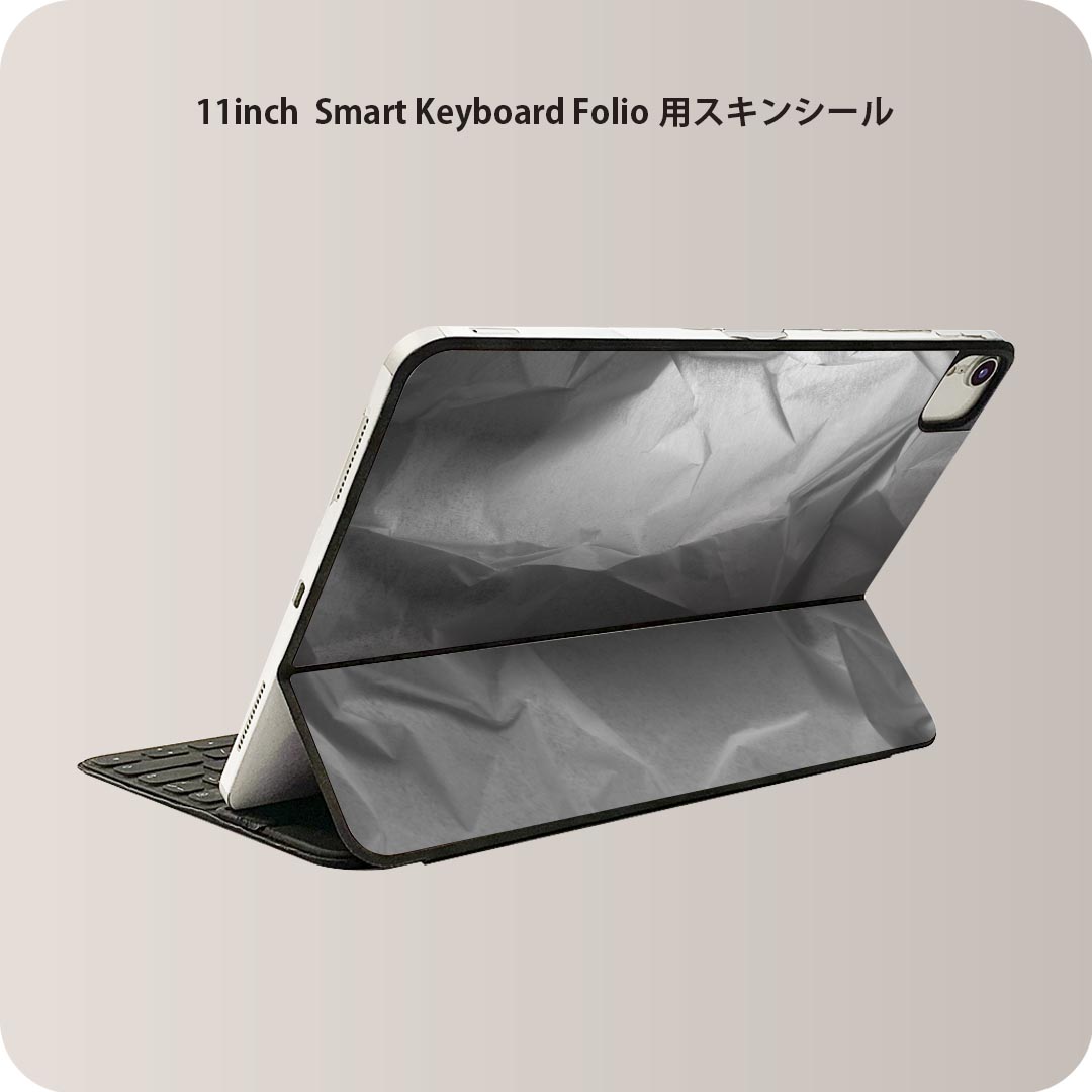 商品特徴・貼るだけでおしゃれに簡単着せ替え、iPad 11inch用 Smart Keyboard Folio 全面デザインスキンシール！・高精細プリントで写真と遜色がない仕上がり！・ちょっとしたすり傷から端末を保護！・「裸で持つ派」の人に...