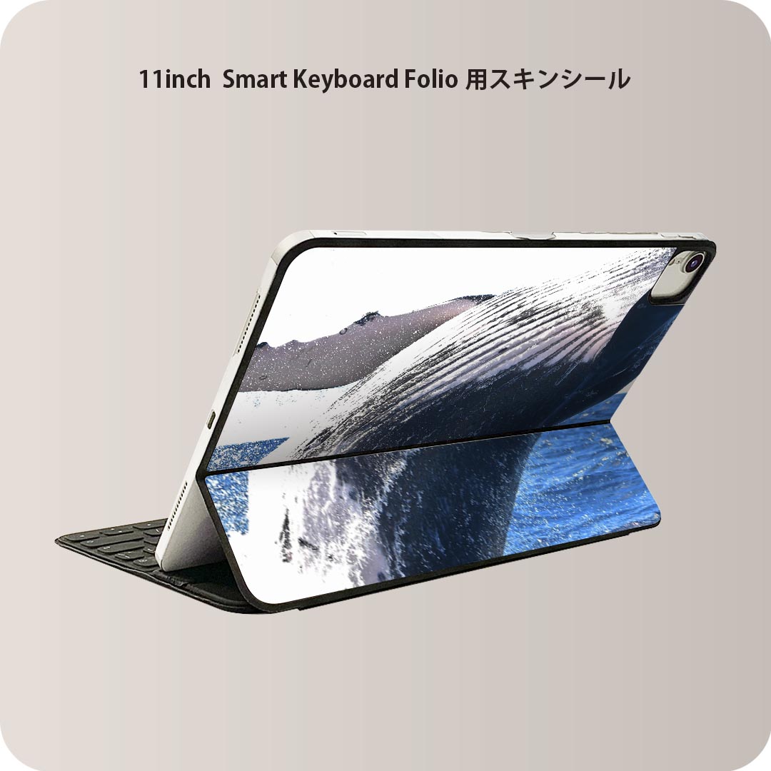 商品特徴・貼るだけでおしゃれに簡単着せ替え、iPad 11inch用 Smart Keyboard Folio 全面デザインスキンシール！・高精細プリントで写真と遜色がない仕上がり！・ちょっとしたすり傷から端末を保護！・「裸で持つ派」の人に...