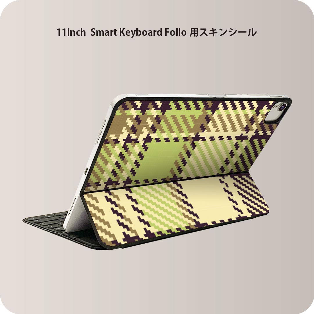 商品特徴・貼るだけでおしゃれに簡単着せ替え、iPad 11inch用 Smart Keyboard Folio 全面デザインスキンシール！・高精細プリントで写真と遜色がない仕上がり！・ちょっとしたすり傷から端末を保護！・「裸で持つ派」の人に...