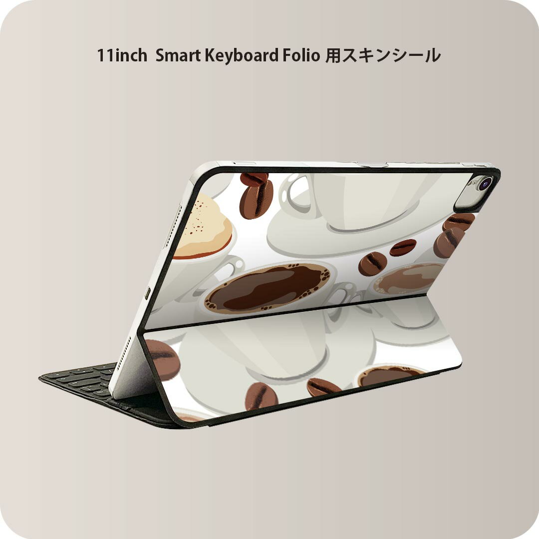 商品特徴・貼るだけでおしゃれに簡単着せ替え、iPad 11inch用 Smart Keyboard Folio 全面デザインスキンシール！・高精細プリントで写真と遜色がない仕上がり！・ちょっとしたすり傷から端末を保護！・「裸で持つ派」の人に...