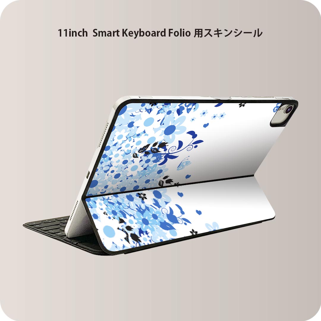 商品特徴・貼るだけでおしゃれに簡単着せ替え、iPad 11inch用 Smart Keyboard Folio 全面デザインスキンシール！・高精細プリントで写真と遜色がない仕上がり！・ちょっとしたすり傷から端末を保護！・「裸で持つ派」の人に...