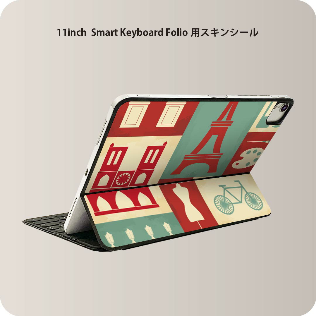 商品特徴・貼るだけでおしゃれに簡単着せ替え、iPad 11inch用 Smart Keyboard Folio 全面デザインスキンシール！・高精細プリントで写真と遜色がない仕上がり！・ちょっとしたすり傷から端末を保護！・「裸で持つ派」の人に...