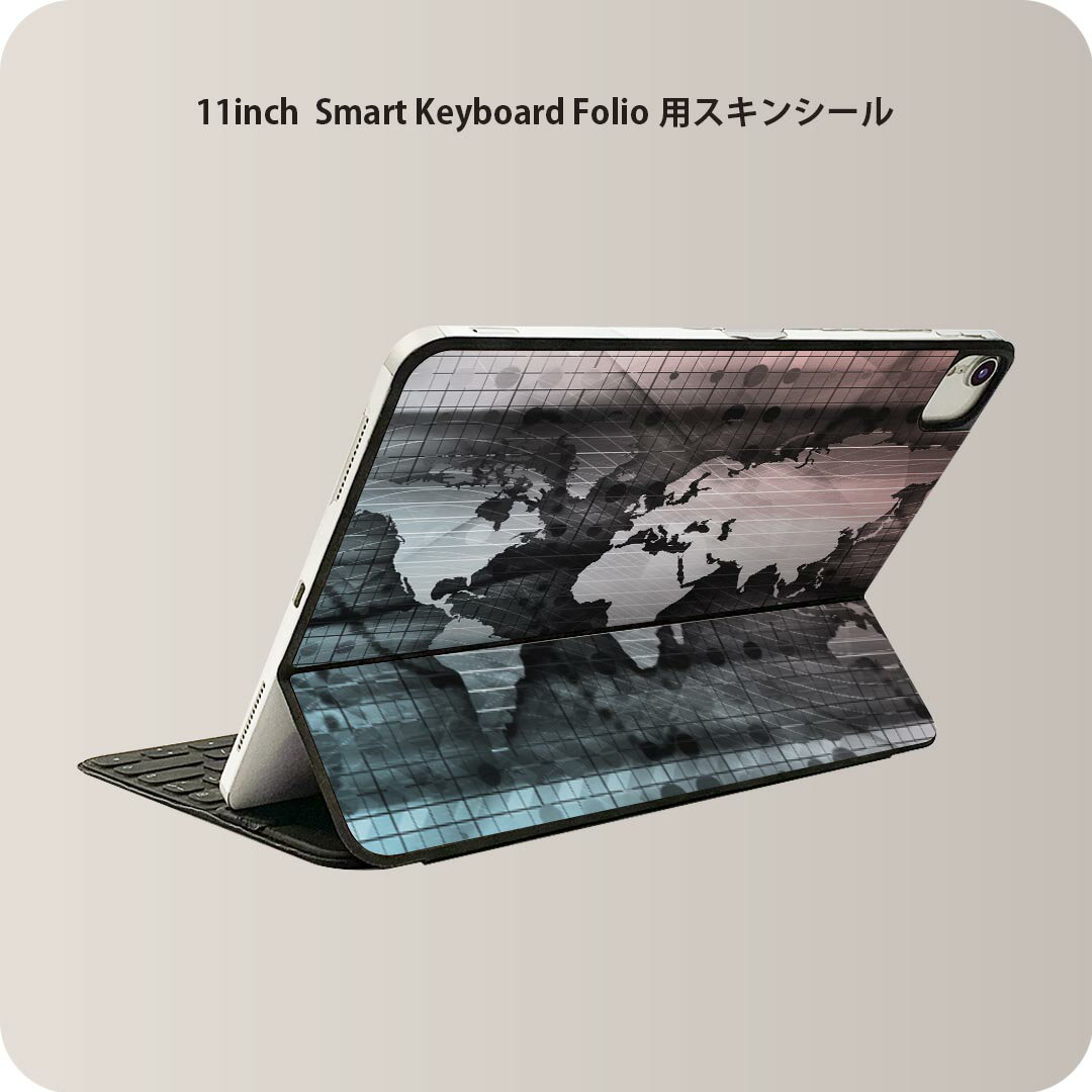 商品特徴・貼るだけでおしゃれに簡単着せ替え、iPad 11inch用 Smart Keyboard Folio 全面デザインスキンシール！・高精細プリントで写真と遜色がない仕上がり！・ちょっとしたすり傷から端末を保護！・「裸で持つ派」の人に...