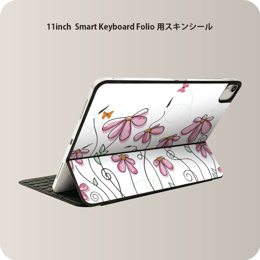 商品特徴・貼るだけでおしゃれに簡単着せ替え、iPad 11inch用 Smart Keyboard Folio 全面デザインスキンシール！・高精細プリントで写真と遜色がない仕上がり！・ちょっとしたすり傷から端末を保護！・「裸で持つ派」の人に...