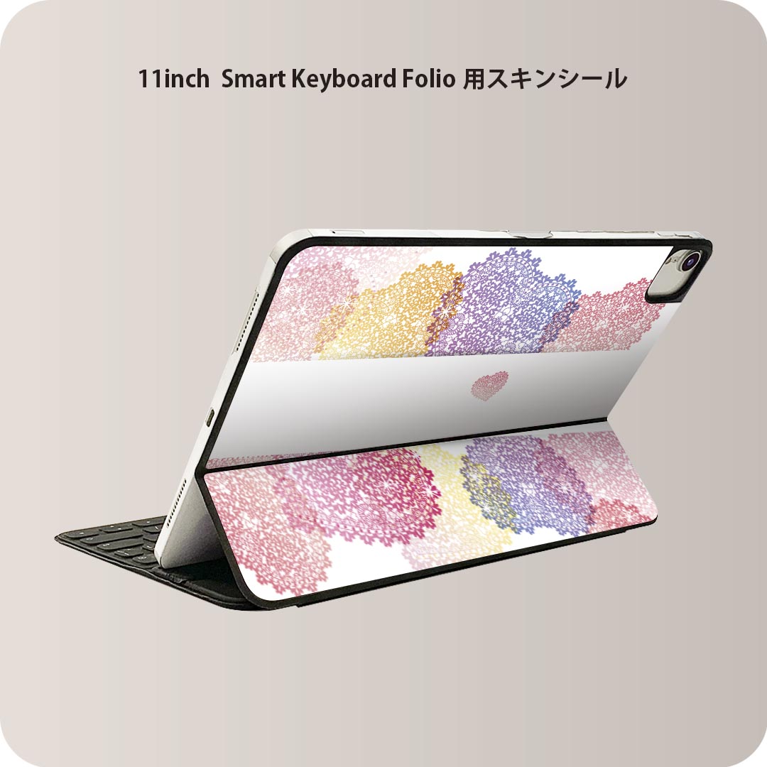 商品特徴・貼るだけでおしゃれに簡単着せ替え、iPad 11inch用 Smart Keyboard Folio 全面デザインスキンシール！・高精細プリントで写真と遜色がない仕上がり！・ちょっとしたすり傷から端末を保護！・「裸で持つ派」の人に...