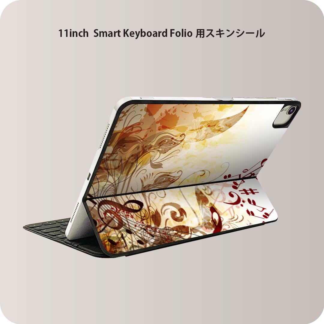 商品特徴・貼るだけでおしゃれに簡単着せ替え、iPad 11inch用 Smart Keyboard Folio 全面デザインスキンシール！・高精細プリントで写真と遜色がない仕上がり！・ちょっとしたすり傷から端末を保護！・「裸で持つ派」の人に...