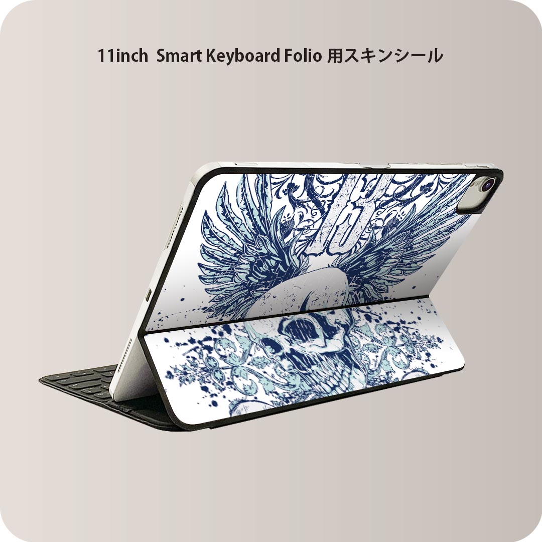 商品特徴・貼るだけでおしゃれに簡単着せ替え、iPad 11inch用 Smart Keyboard Folio 全面デザインスキンシール！・高精細プリントで写真と遜色がない仕上がり！・ちょっとしたすり傷から端末を保護！・「裸で持つ派」の人に...
