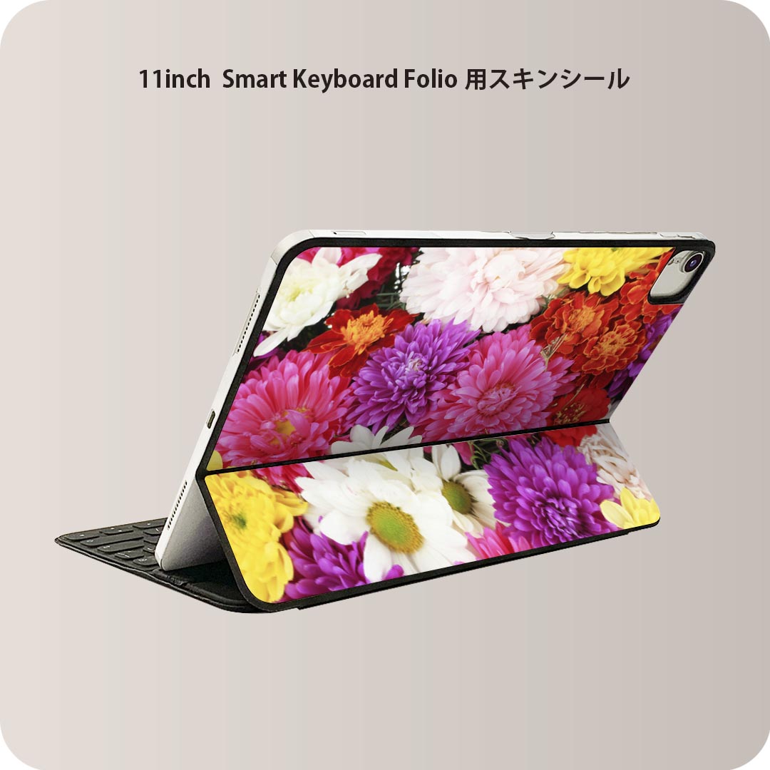 商品特徴・貼るだけでおしゃれに簡単着せ替え、iPad 11inch用 Smart Keyboard Folio 全面デザインスキンシール！・高精細プリントで写真と遜色がない仕上がり！・ちょっとしたすり傷から端末を保護！・「裸で持つ派」の人に...