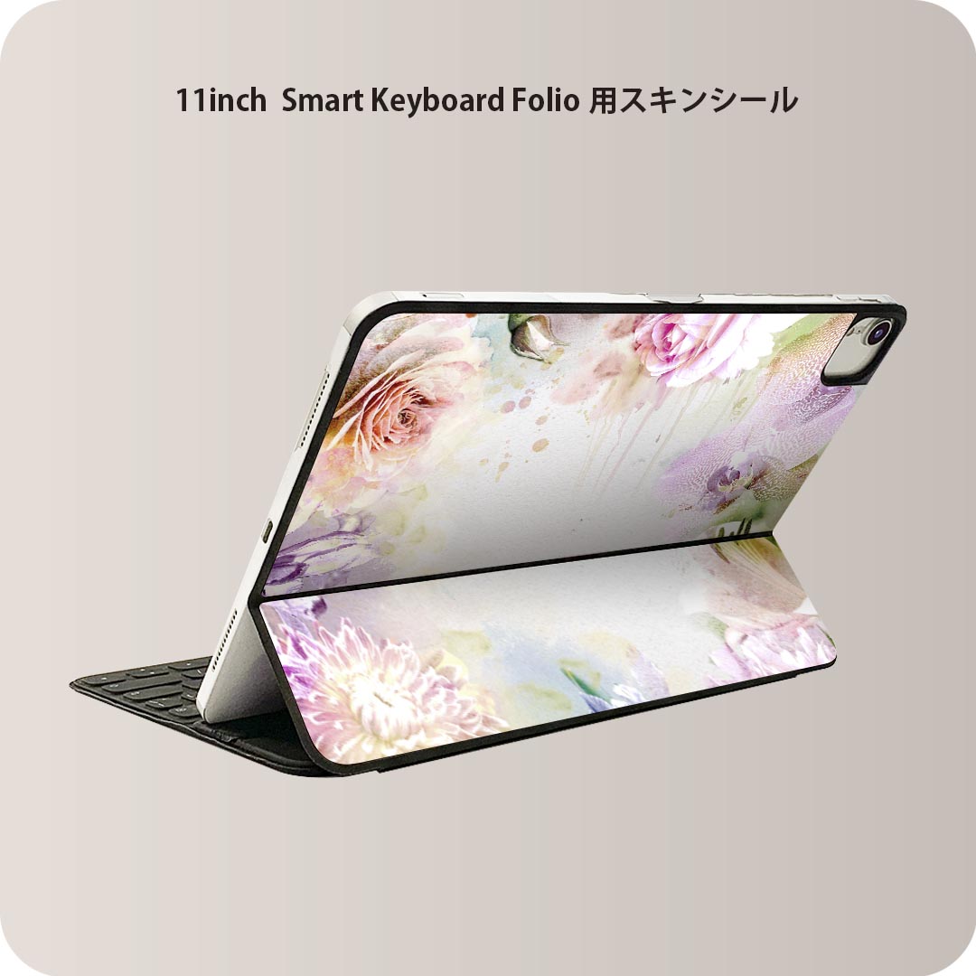 商品特徴・貼るだけでおしゃれに簡単着せ替え、iPad 11inch用 Smart Keyboard Folio 全面デザインスキンシール！・高精細プリントで写真と遜色がない仕上がり！・ちょっとしたすり傷から端末を保護！・「裸で持つ派」の人に...